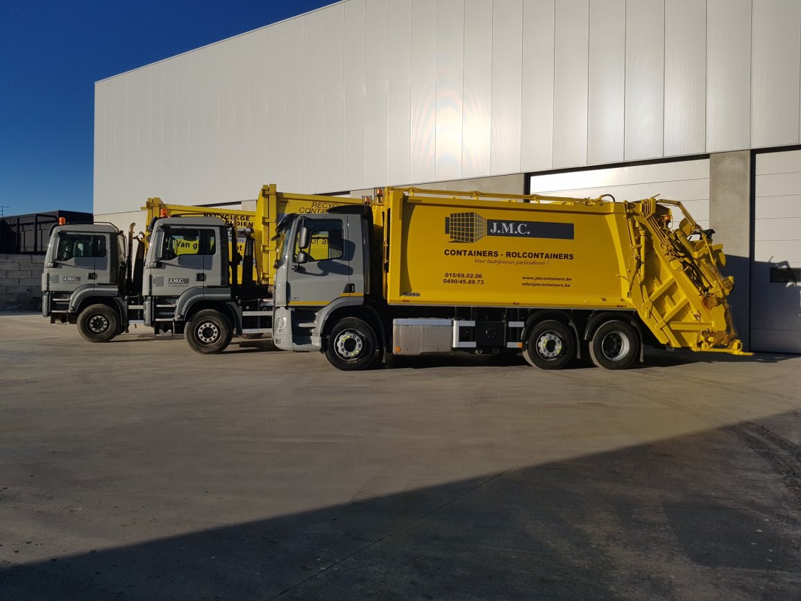 Afvalcontainers huren voor bedrijven en particulieren | J.M.C Containers